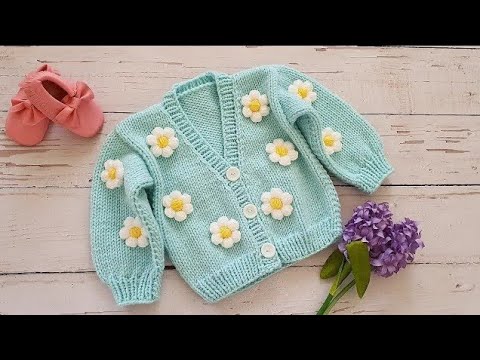 4-5 Yaş Crop Hırka Yapımı