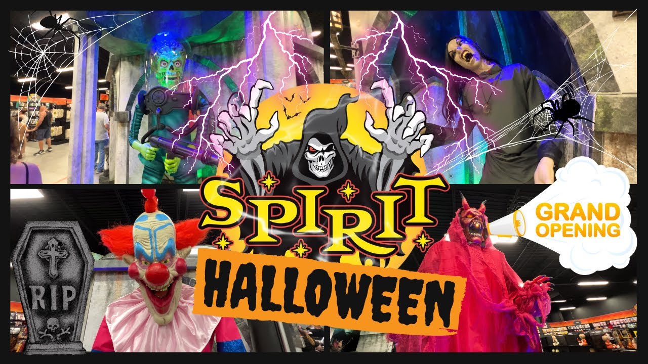 SPIRIT HALLOWEEN 2023 FLAGSHIP STORE GRAND OPENING! - YouTube