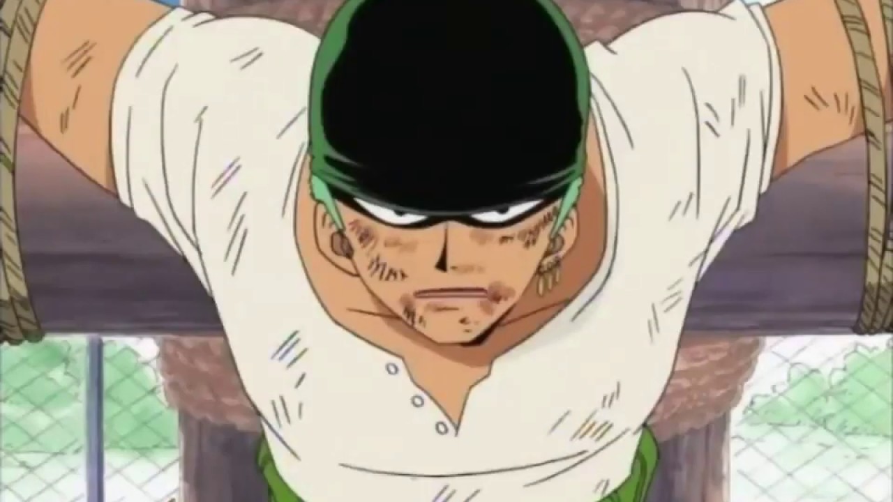 One piece | Luffy's first crew member ( Roronoa Zoro ) - YouTube