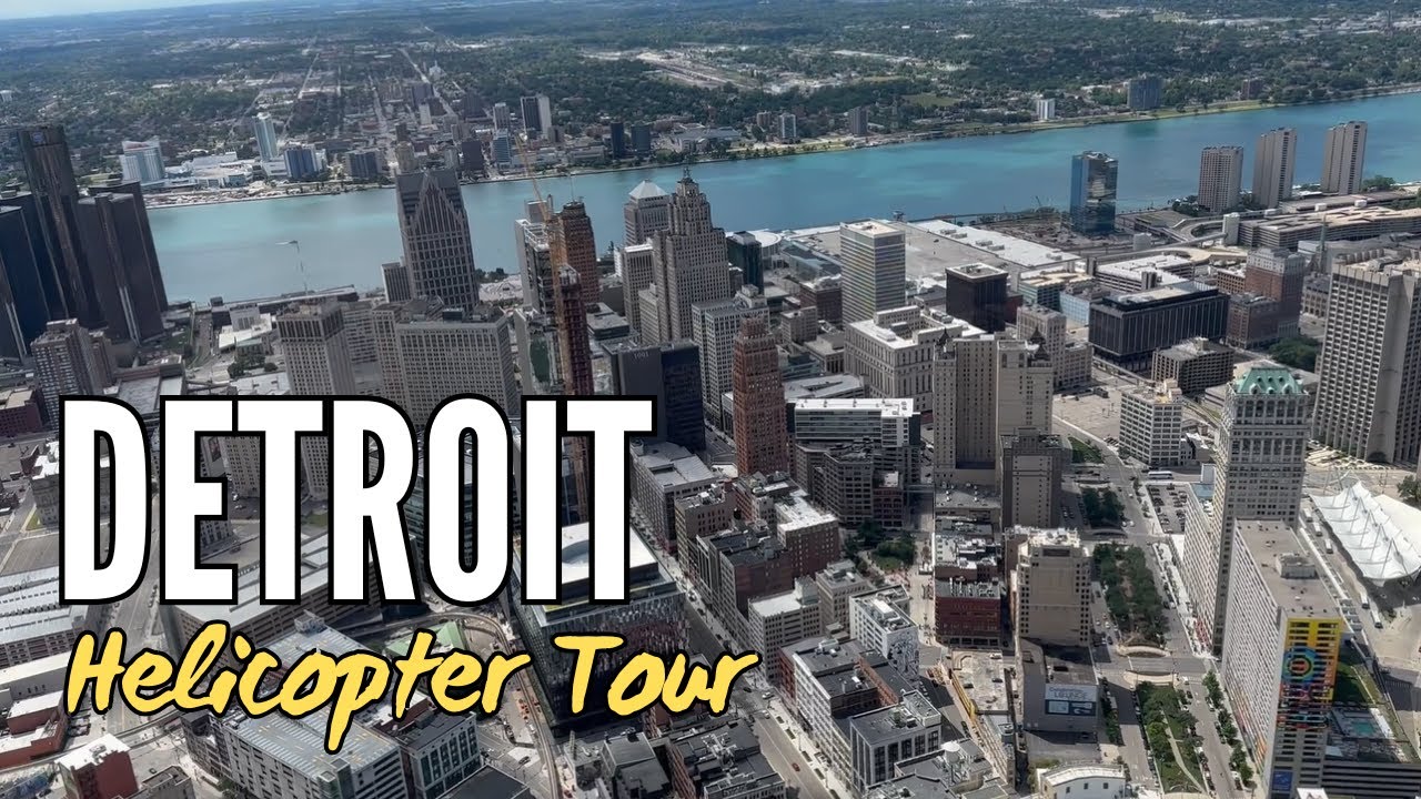 The MOST AMAZING Aerial Views of Detroit! - YouTube
