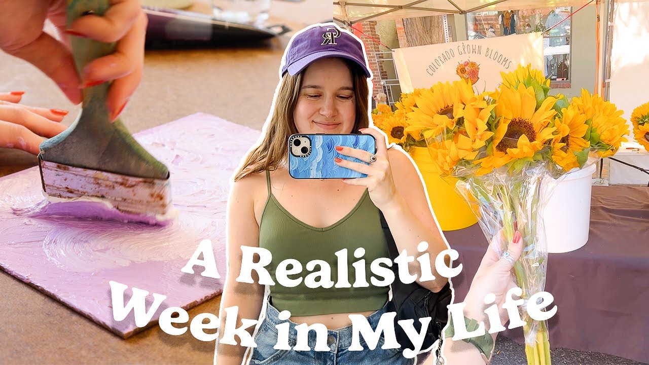 Realistic Week in my Life as an Artist || Failed Paintings, Meetings ...