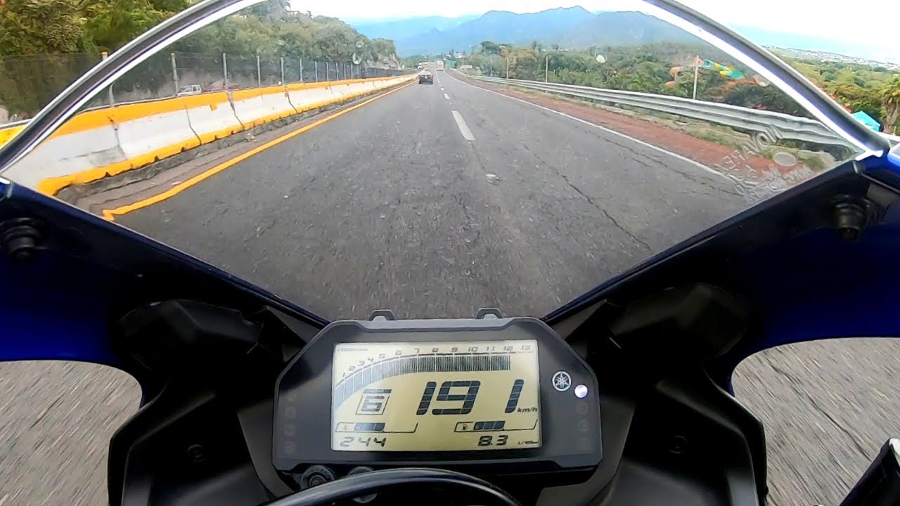 YAMAHA R3 2023 TOP SPEED - YouTube