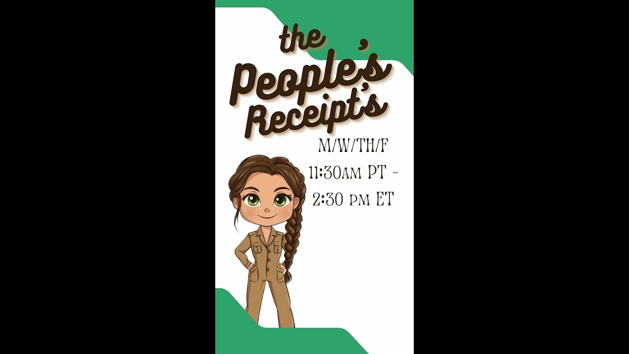 3.6.25 Thursday “The People’s Receipts” Ep. 47 - YouTube