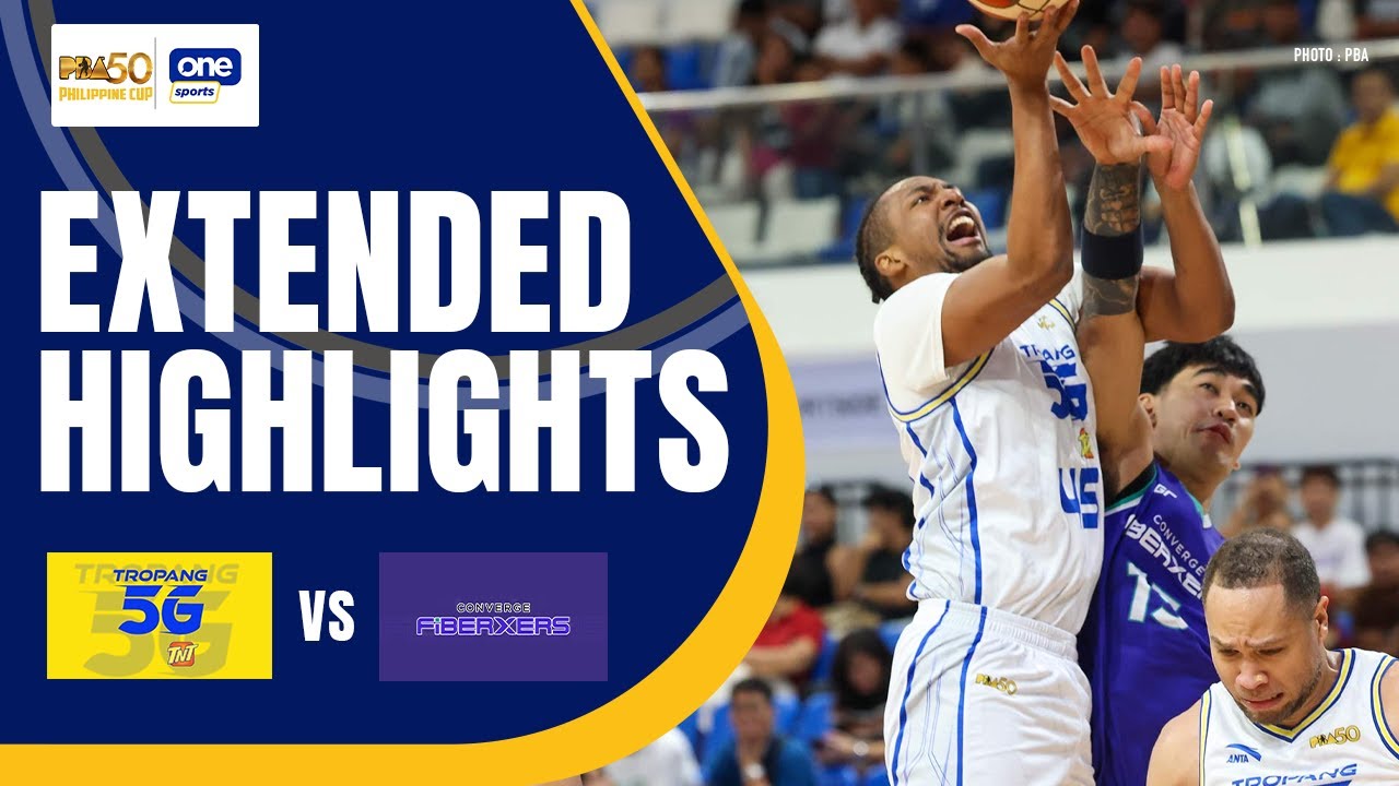 CONVERGE vs. TNT | EXTENDED HIGHLIGHTS | PBA SEASON 50 PHILIPPINE CUP ...
