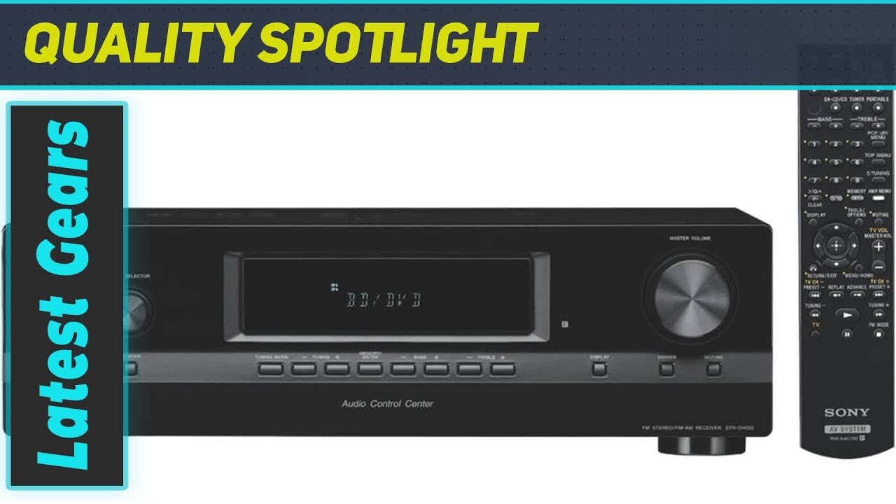 Sony STR-DH130 Stereo Receiver Review: Unleashing 200 Watts of Audio ...