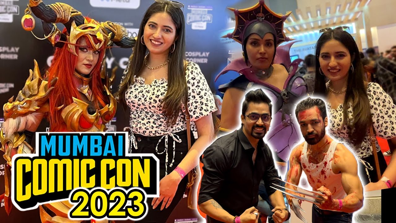 Comic con Mumbai | Cosplay | Superhero's | Fun Vlog | 2023 - YouTube