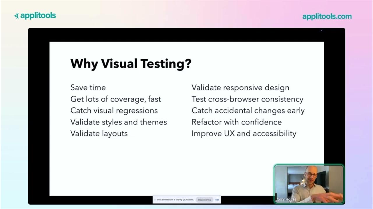 Playwright Visual Testing Best Practices, presented by Applitools - YouTube
