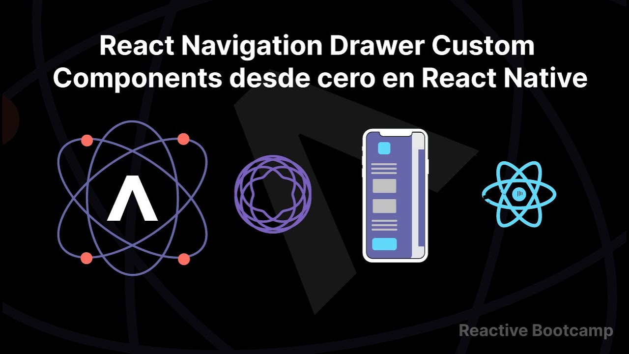 Custom Drawer Navigation Component React Native Typescript Youtube