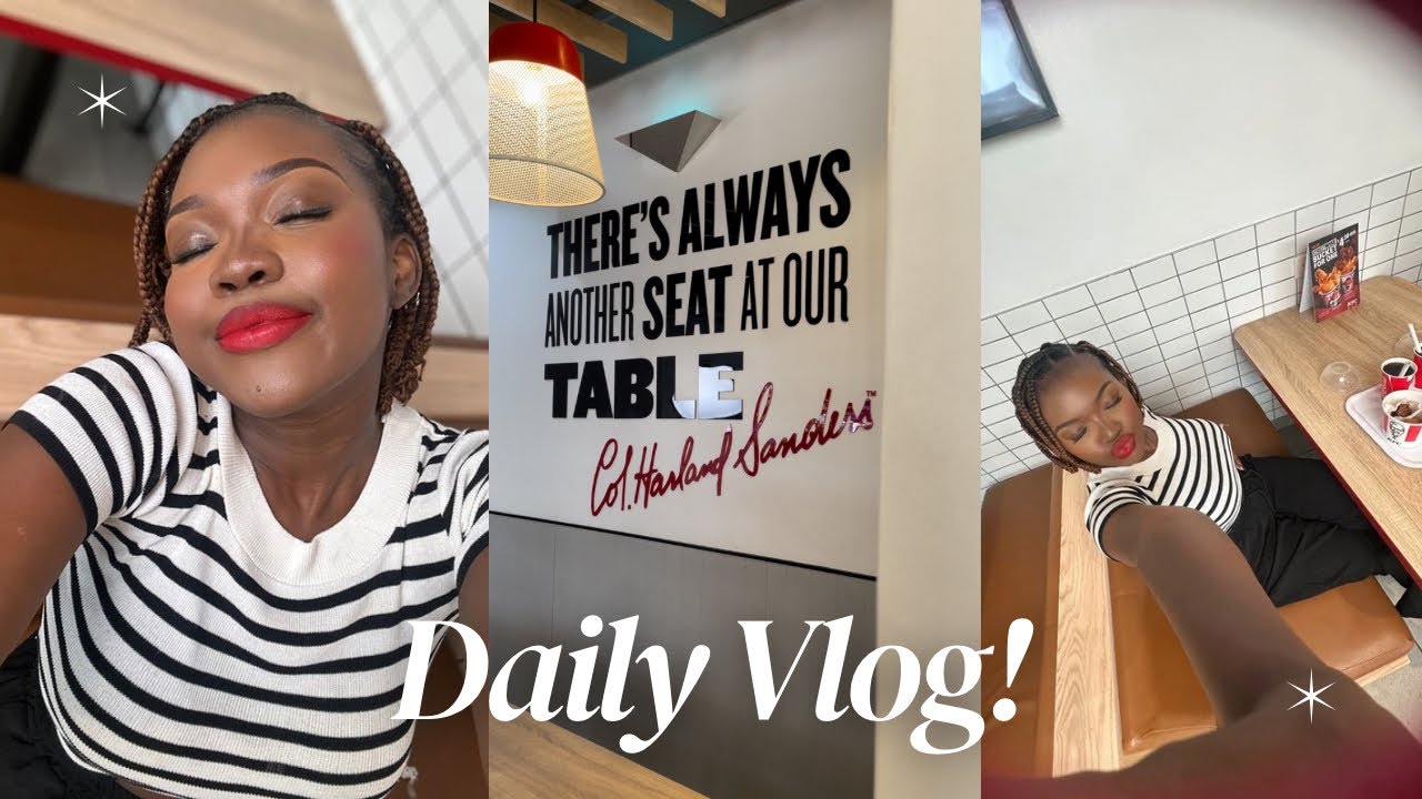 BTS For A KFC Shoot + Night Time Skincare Routine #dailyvlog - YouTube