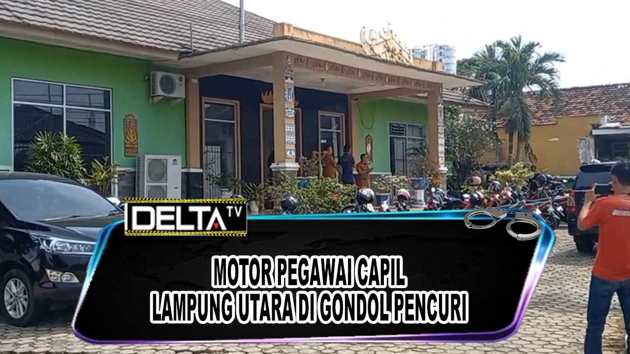 MOTOR PEGAWAI CAPIL LAMPUNG UTARA DI GONDOL PENCURI - YouTube