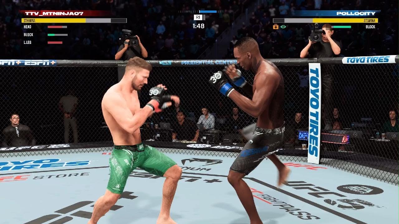 UFC 5 My First Match - Izzy vs DDP - YouTube