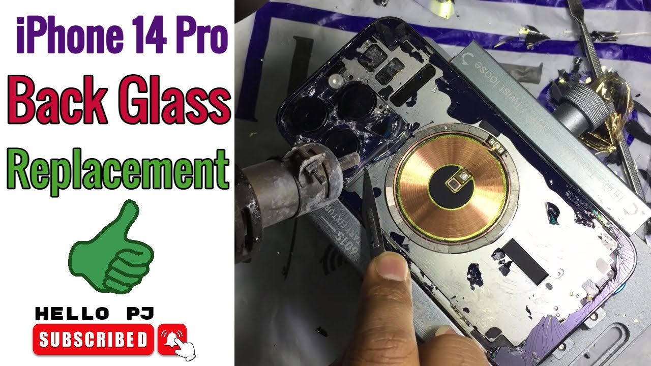 iPhone 14 Pro Back Glass Broken How to Replacement Glass Without ...