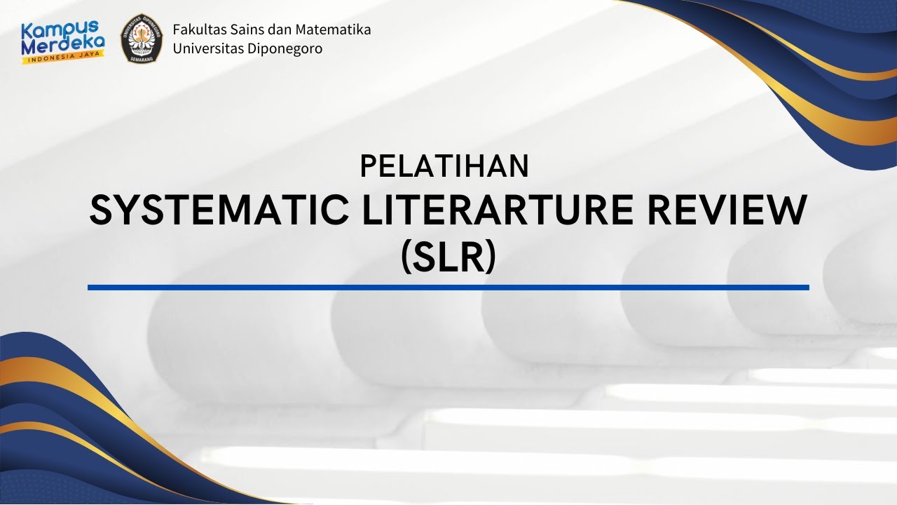 Pelatihan Systematic Literature Review (SLR) Review - YouTube