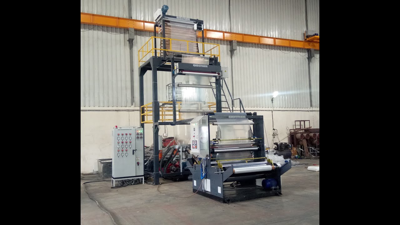 ABA Three Layer Blown Film Plant - YouTube