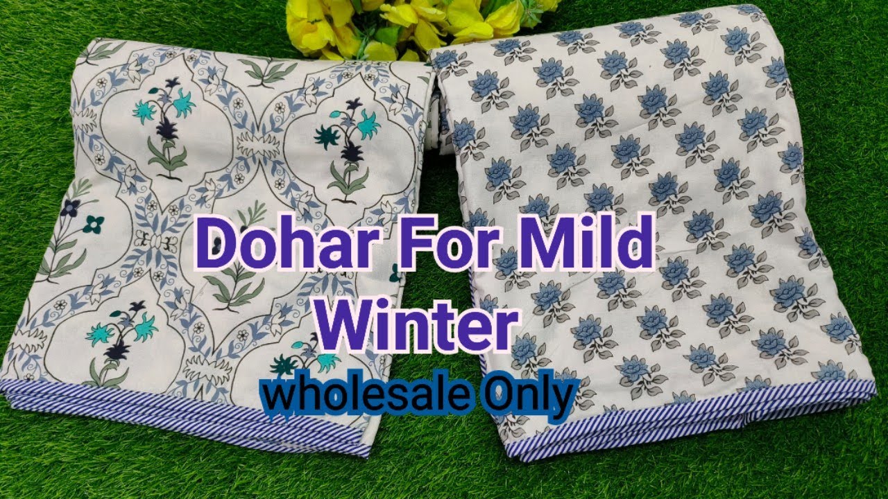 organic cotton dohar | cotton dohar double | pure cotton dohar | single ...