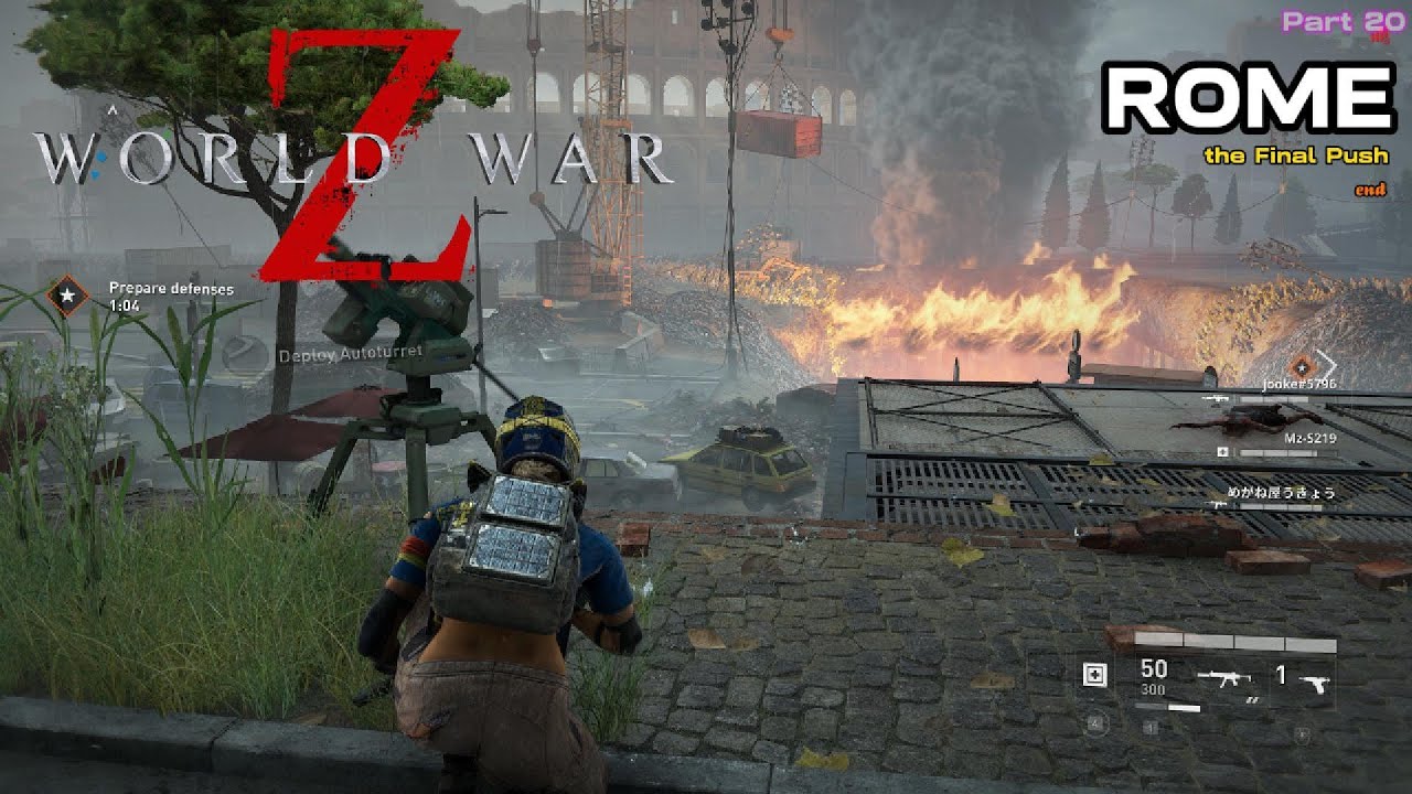World War Z Gameplay | Eps 20| ROME the Final Push end | Bareng Random ...