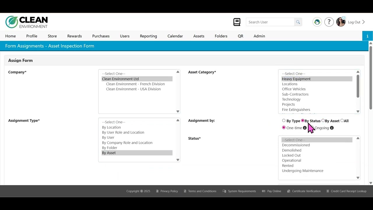 Ongoing Form Assignments for Assets - YouTube