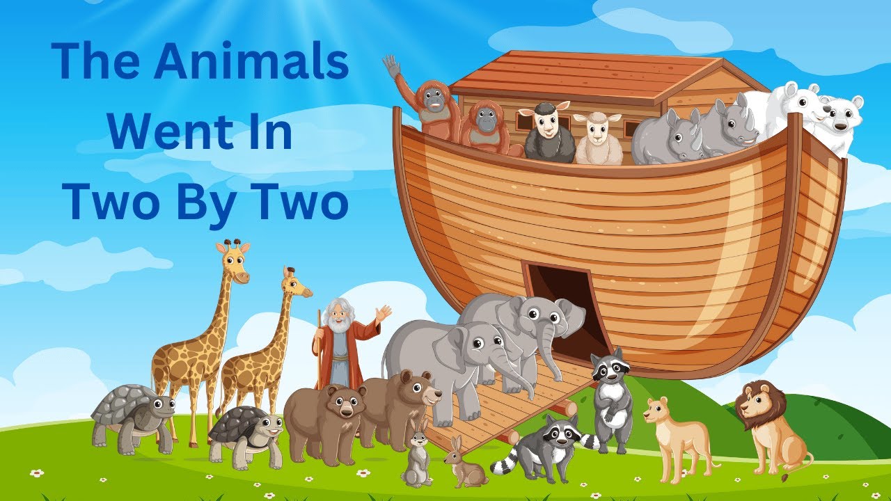 The Animals Went In Two By Two 🐘 | Counting & Animal Song for Kids ...