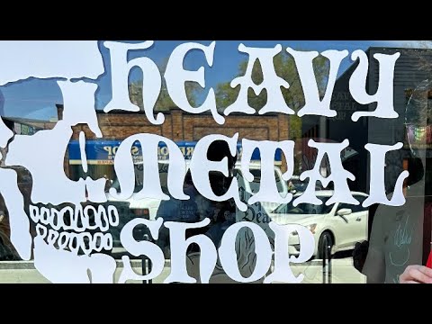 Interviewing the owner of the heavy metal shop! - YouTube