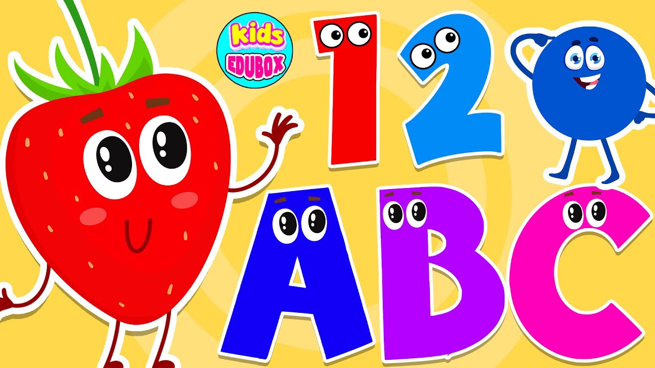 ABC, 123 & Shapes Learning Videos For Preschool | ABC And One Two Three ...