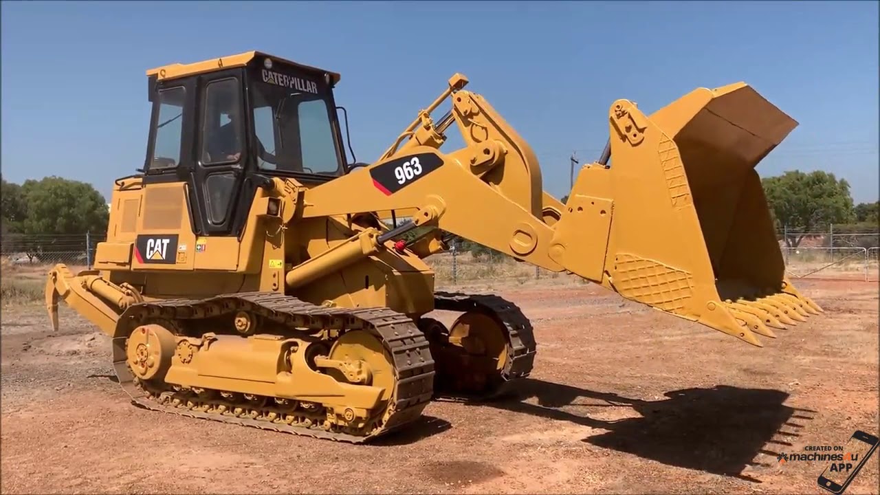 CAT 963 TRACK LOADER - YouTube