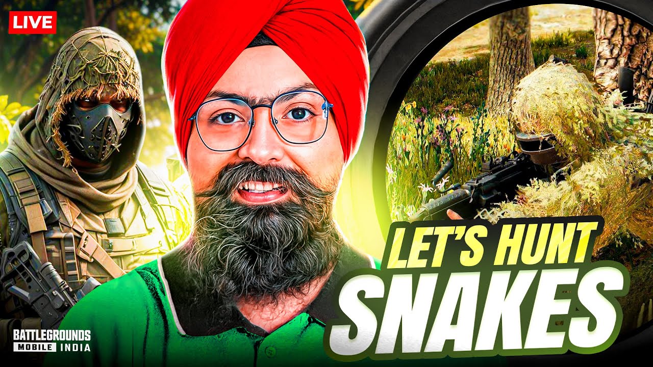 LET'S HUNT SNAKES 🤫| #AslaSardar | #live #bgmilive #shortsfeed # ...