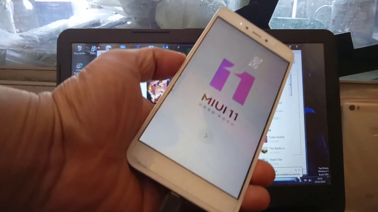 Succes flash rom china Xiaomi redmi note 5A MDT6 stock recovery - YouTube