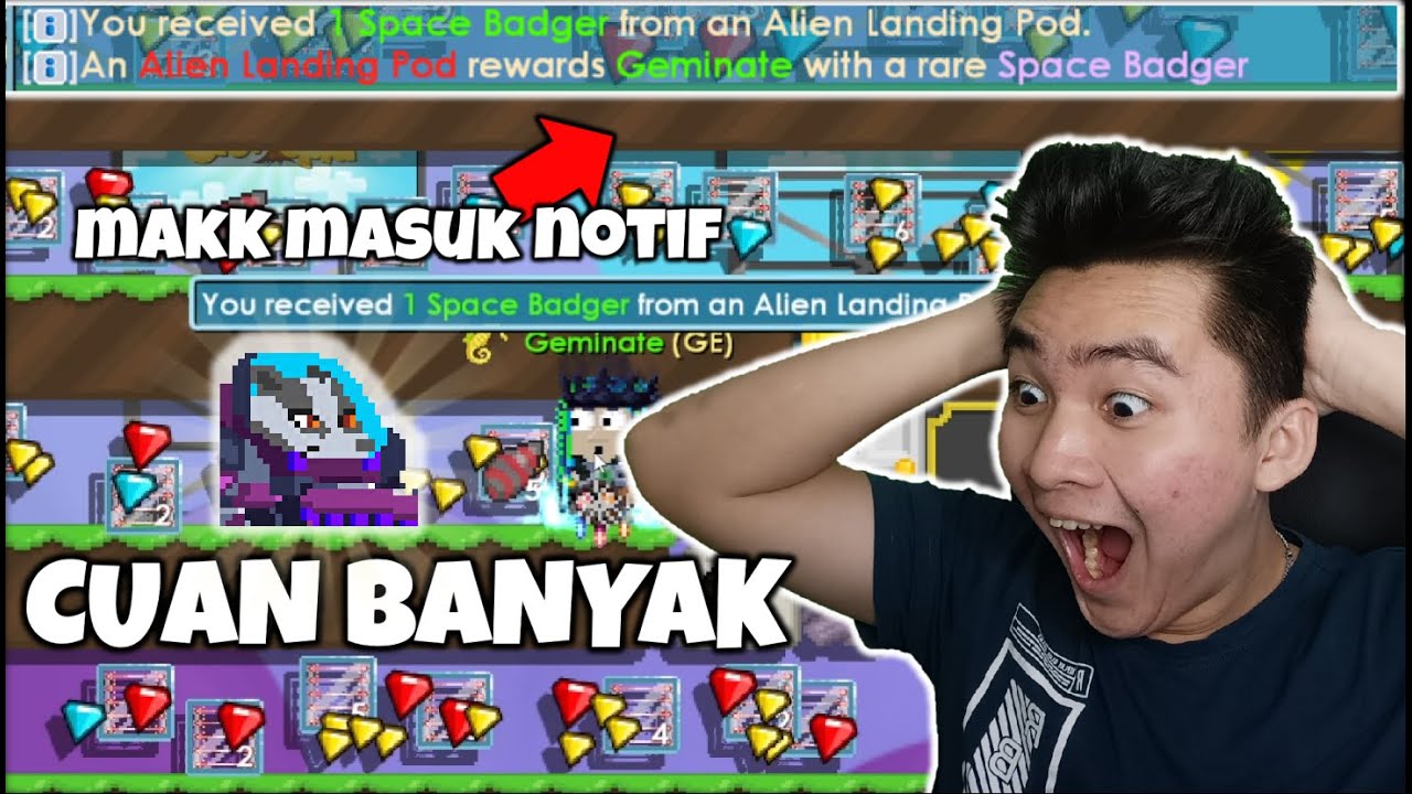 MAKK MASUK NOTIF!! Cara Mudah Profit Alien! GG | Growtopia Alien 2023 ...