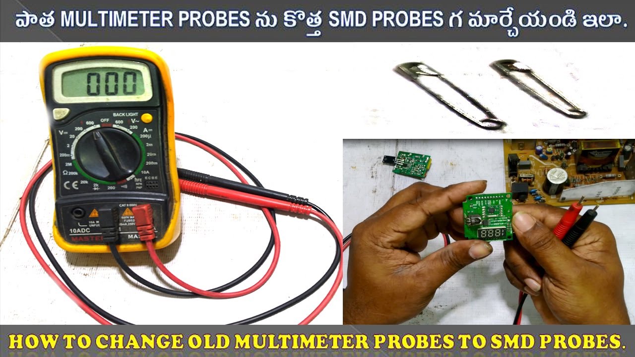 multimeter probes repair - YouTube