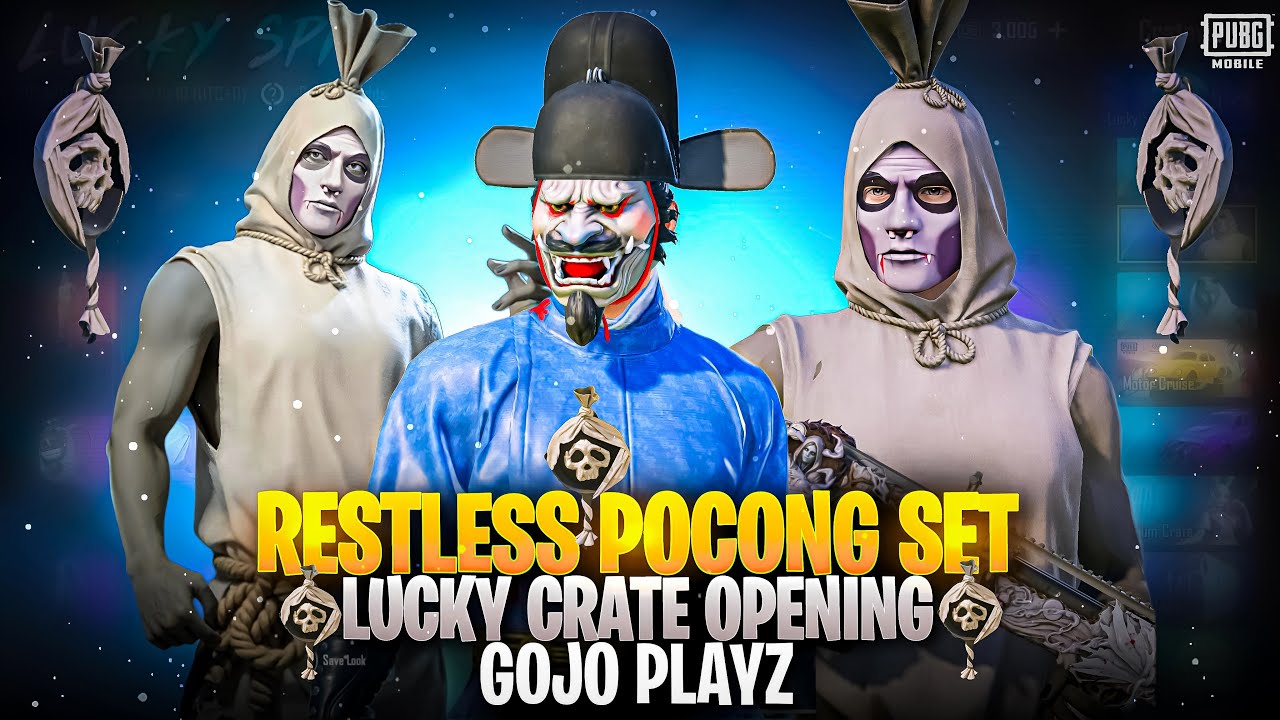 Restless Pocong Set Opening 👻| PUBG Lucky Spin Opening | New DBS Crate ...