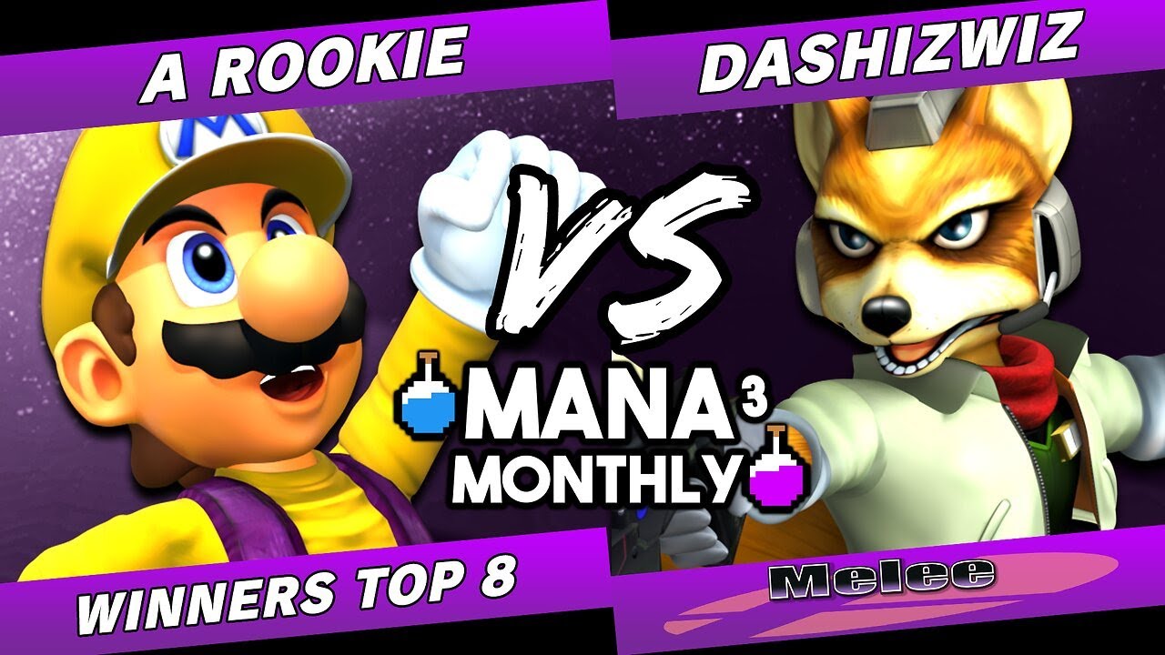 Mana Monthly 3 - A Rookie (Mario) vs DaShizWiz (Fox) Smash Melee ...