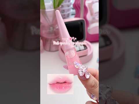 Pink Lip Plumper✨#kbeauty #makeup  #lipplumper #glitter #gloss #wonyoungism #korean #shorts #fyp