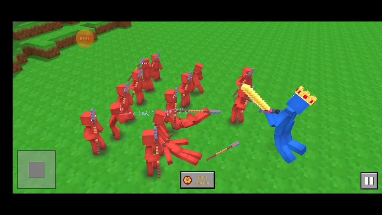 The King VS All Units | Blocky Ragdoll Battle #2 - YouTube