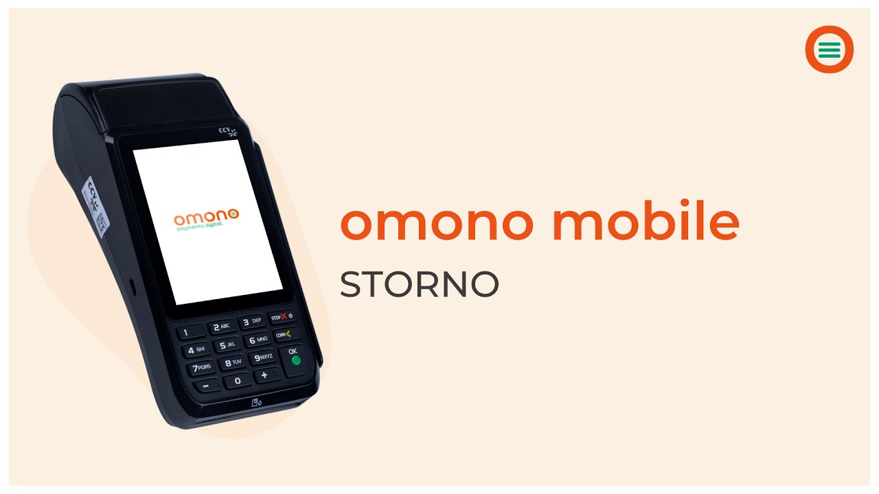 omono mobile - Wie storniere ich einen Beleg? - YouTube