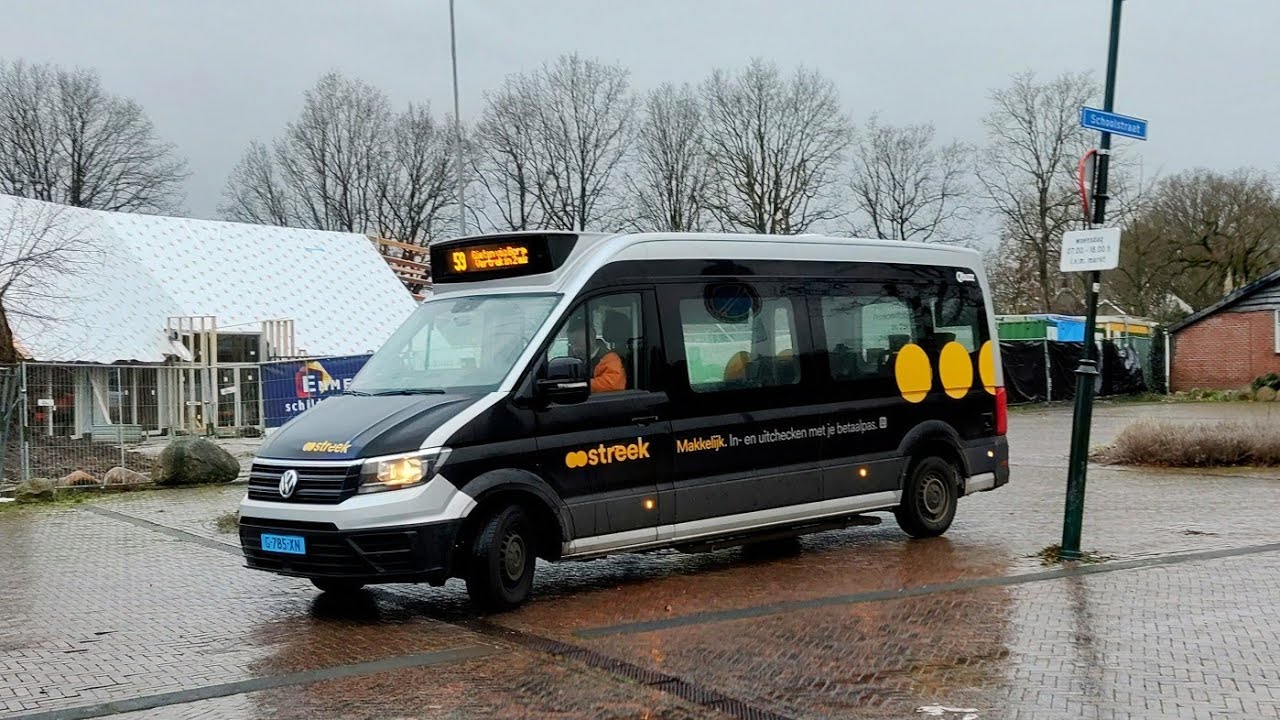 Qbuzz Streekbus 7902 als Lijn 59 naar P+R Gieten via P+R Borger - YouTube