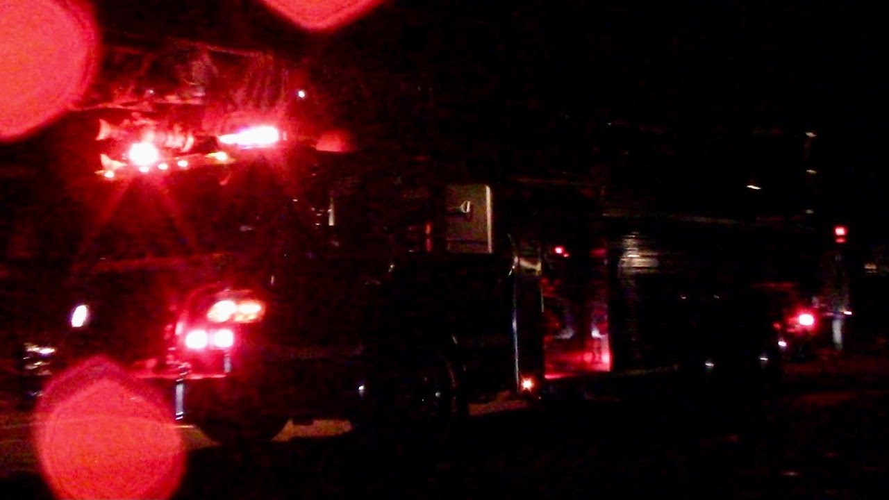 Allenhurst Fire Department Ladder 81-90 And Ambulance 81-56 Responding ...