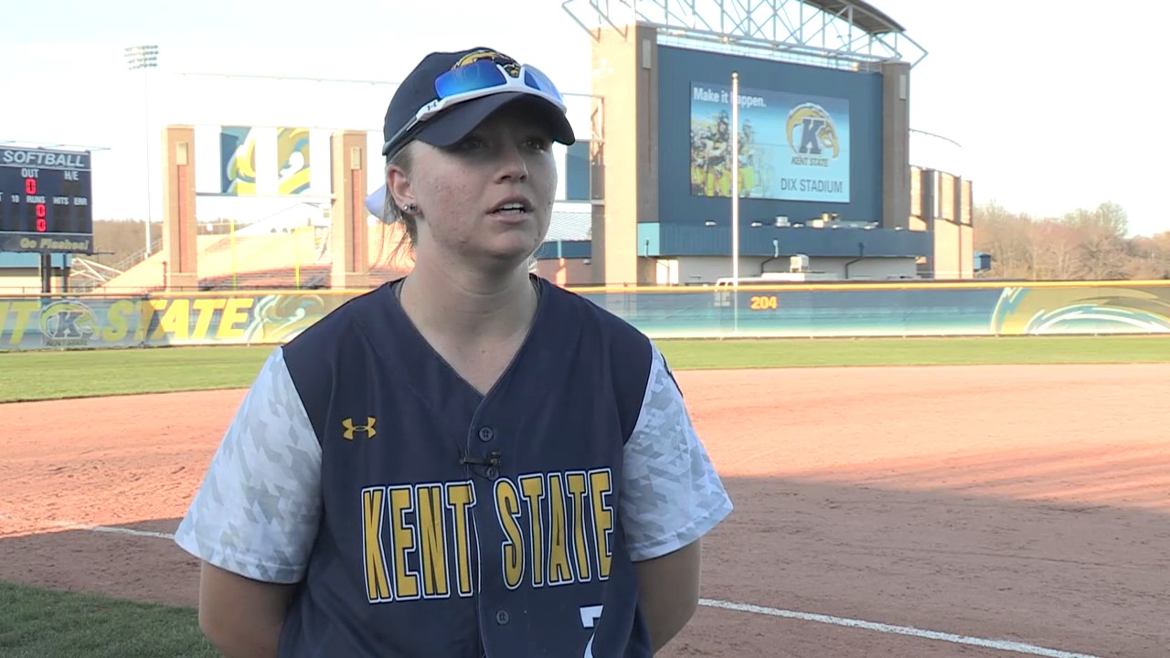 Kent State Softball vs Northern Illinois 4.8.2017 Doubleheader - YouTube