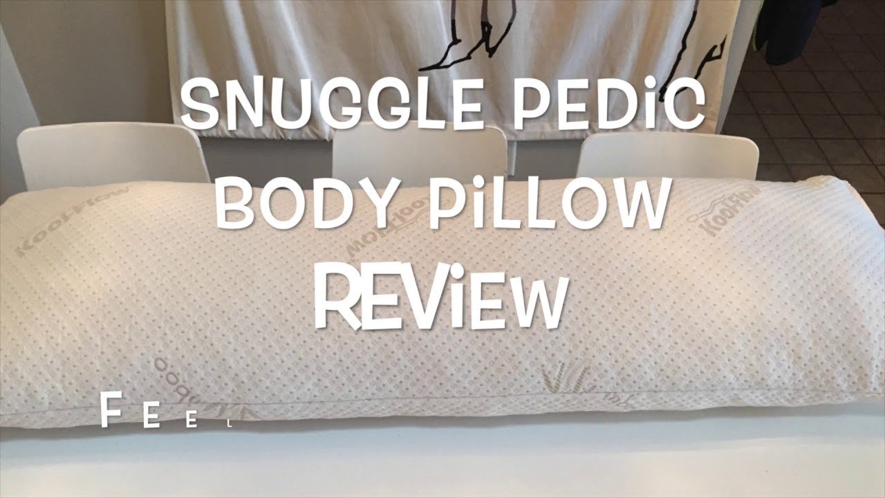 Snuggle pedic ultra luxury full body pillow - YouTube