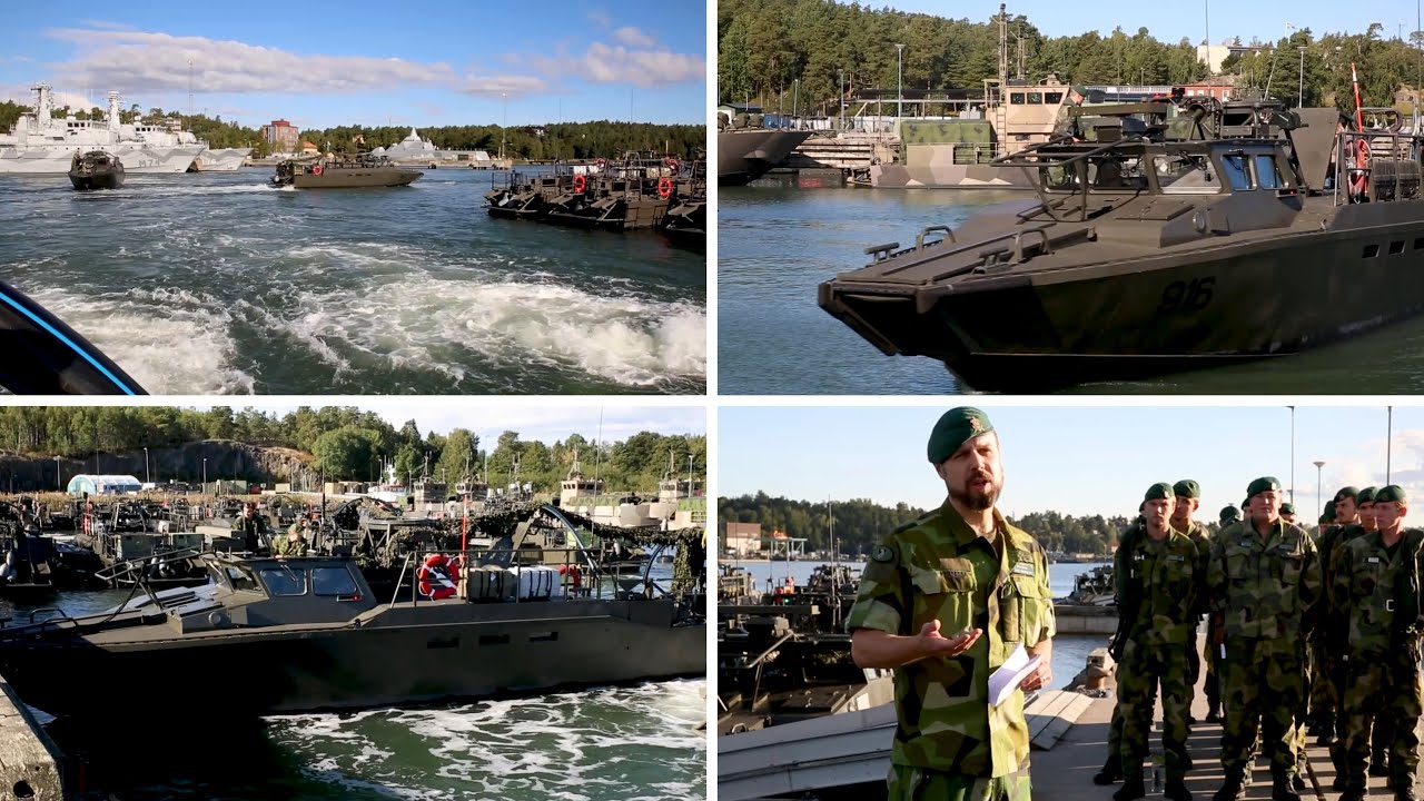 2d Swedish Marine Battalion | Combat Boat 90 Demonstration - YouTube