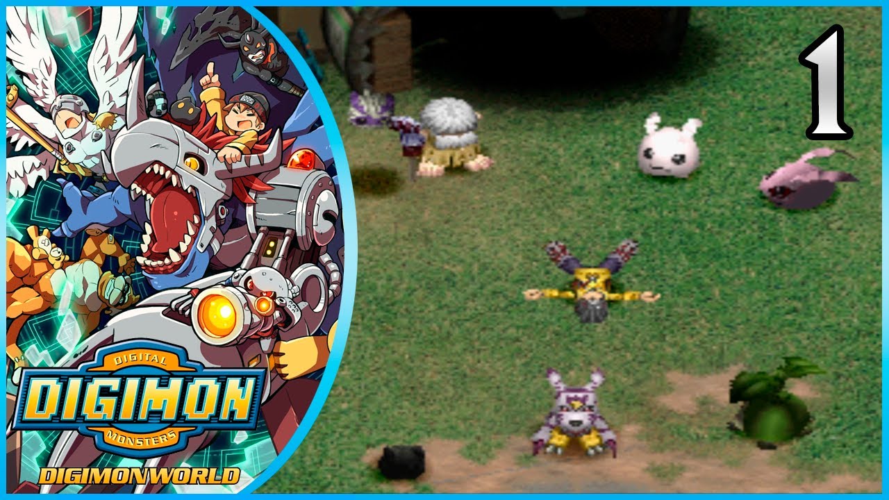 Digimon World 1 🍖 [ GUIA 100% sin Bug Español ] 01 - Nos Vamos al Mundo ...