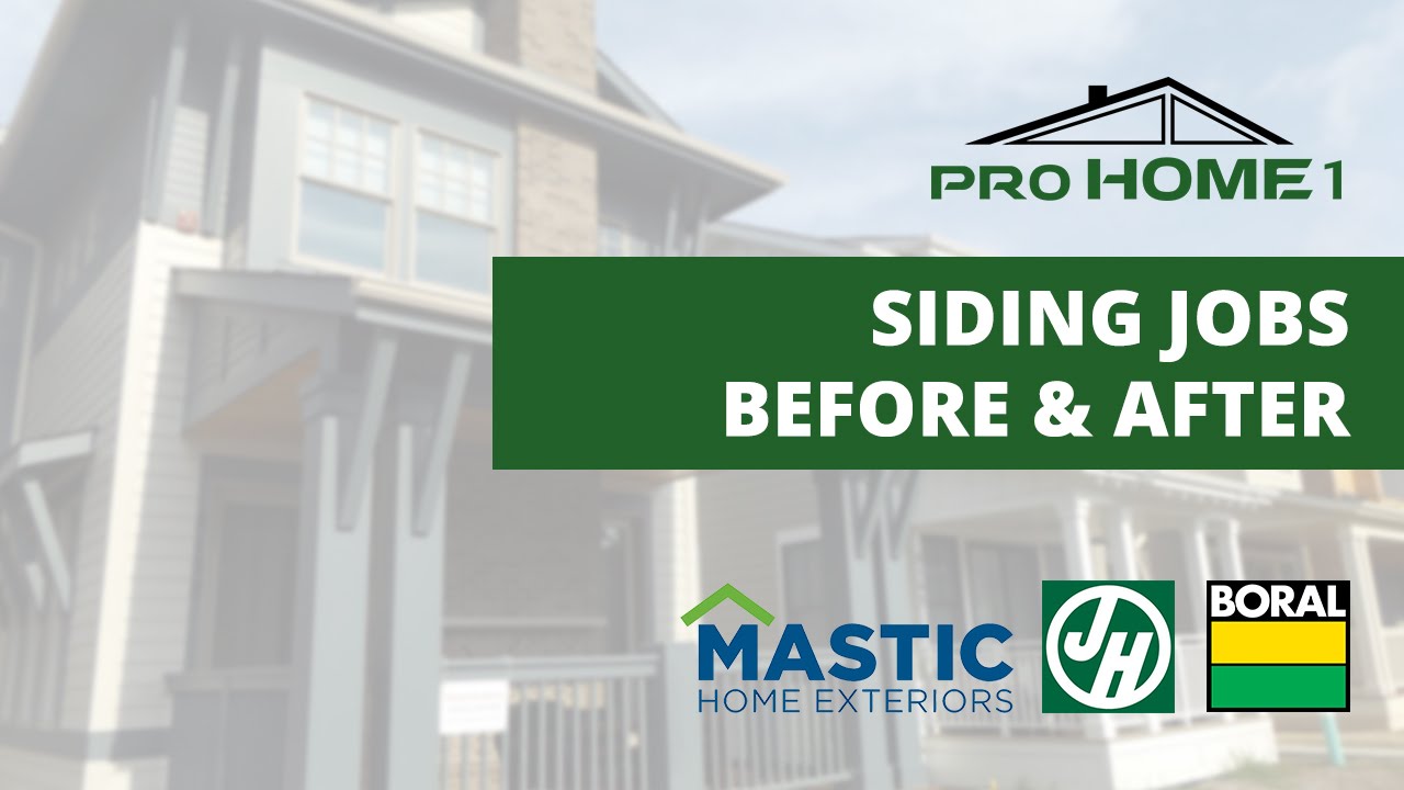 Before & After - Siding Jobs in the Chicago Area - YouTube