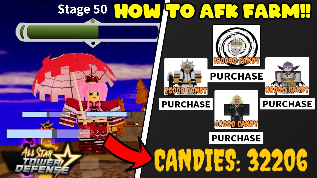 How To AFK Farm in The New HALLOWEEN EVENT?! +Candies & Shards | All ...