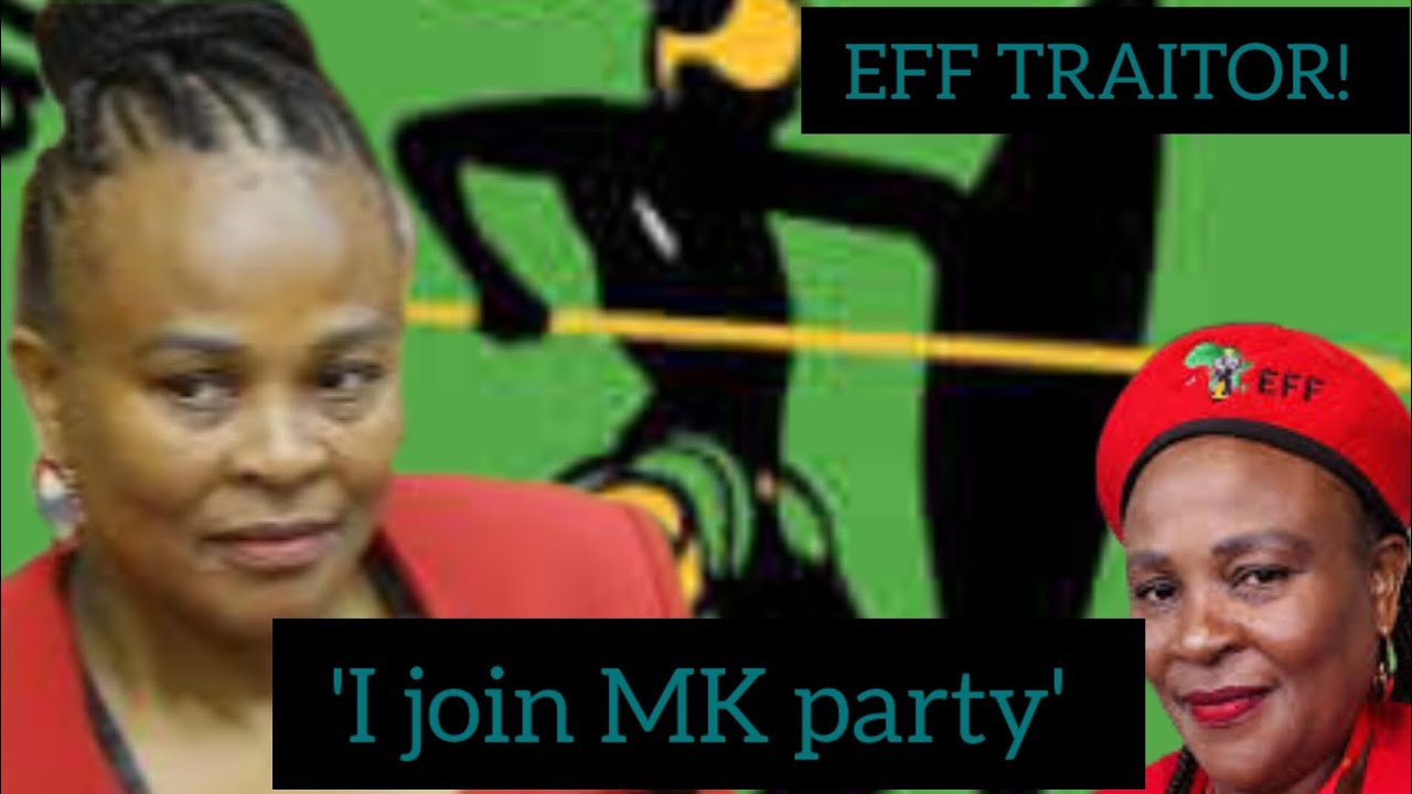 Busisiwe Mkhwebane betrays EFF & joins MK party, EFF a sinking ship ...