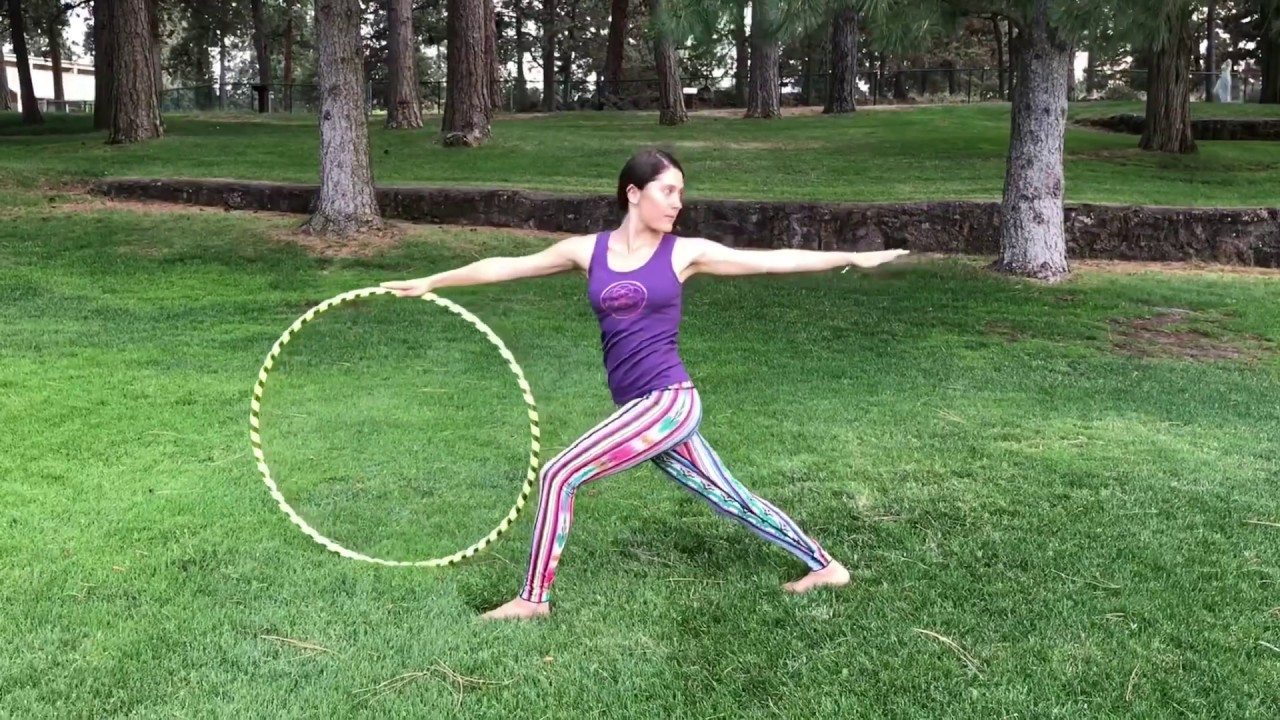 Yoga and Hoop Exercises! - YouTube