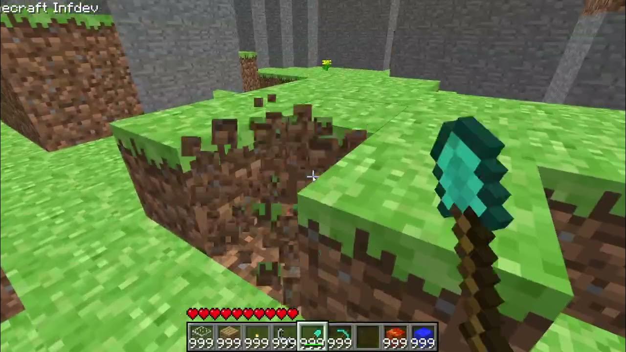 Far lands in Minecraft java infdev 13th March 2010(Second infdev ...