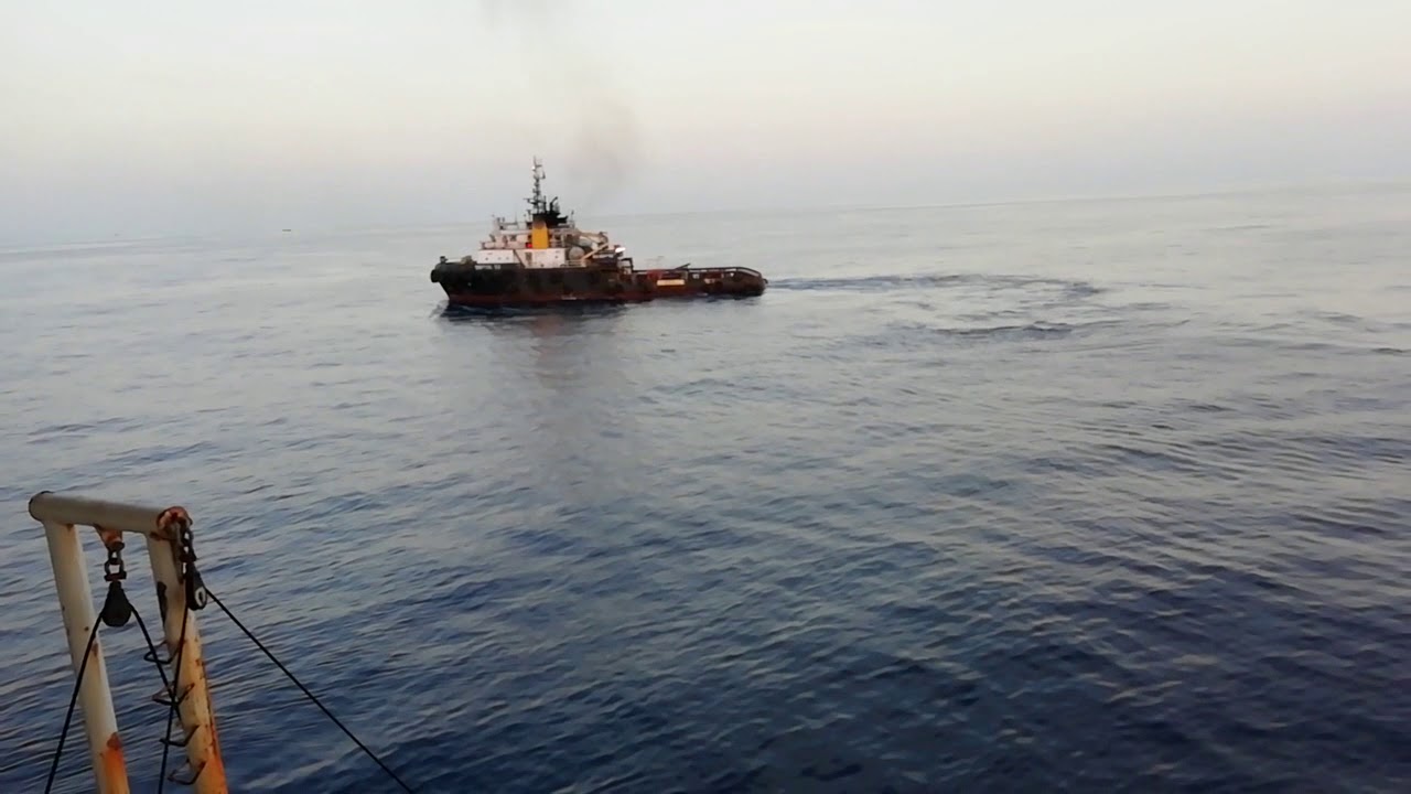 Transportation of Barge (Rajawali Emas) Part 3. - YouTube