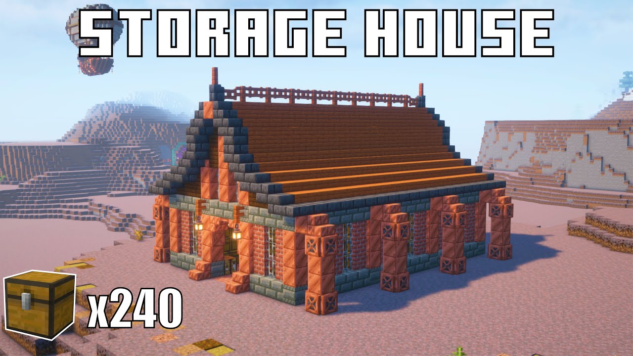 Minecraft: Simple Steampunk Storage House - Tutorial - YouTube