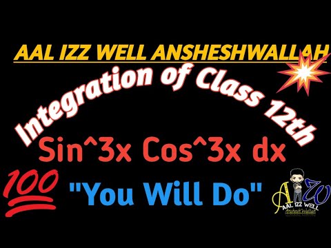 Sin cube x cos cube x integration/Class12th NCERT exercise 7.3 - YouTube