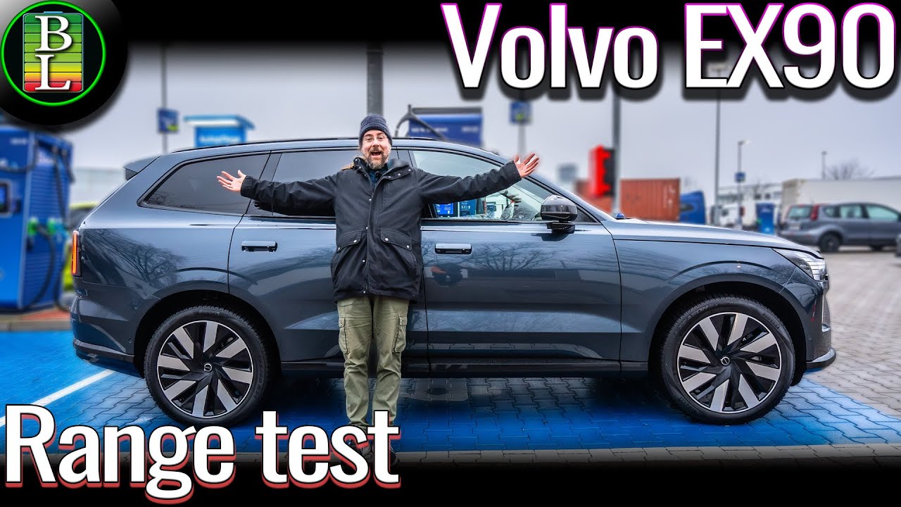 First range test with the Volvo EX90 Twin Performance - YouTube