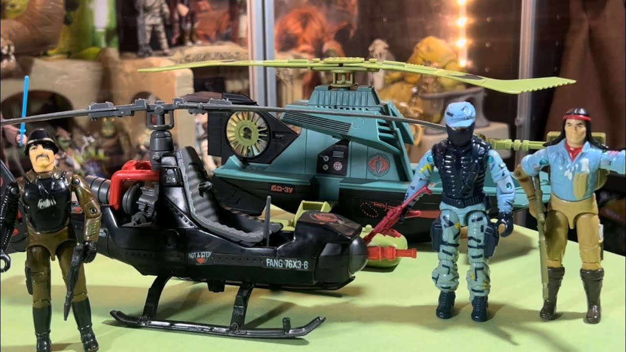 GI Joe Major Bludd, Spirit, Cobra FANG, Swampfire and Shockwave Pick-up ...